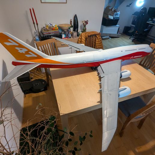 🛩️ RC Boeing 747-8I Testfiles and manual・Free STL File for 3D printing ...