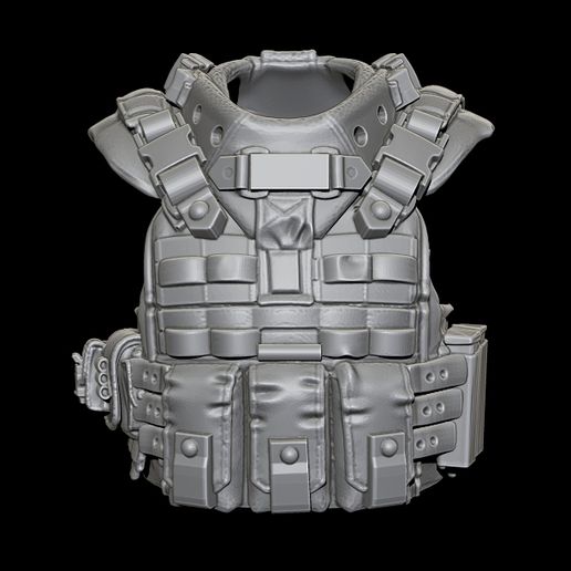 🦸 tactical bulletproof・ STL File for ・Cults