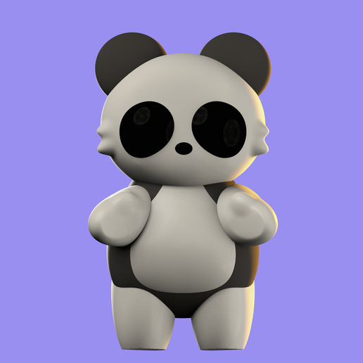 chibi panda cute