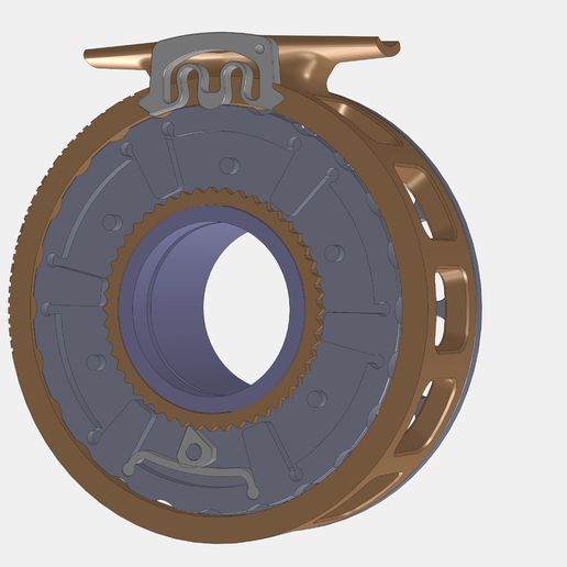 🪰 Hubless Fly Fishing Reel・ STL File for 3D printing・Cults