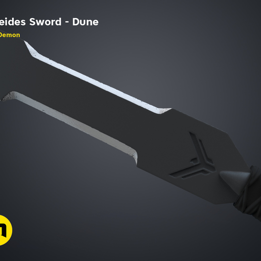 🗡️ Atreides Sword 2 – Dune・ 3D File for ・Cults