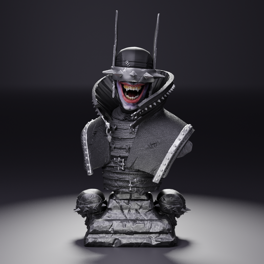 STL file The Batman Who Laughs Bust 👤 ・3D print model to download・Cults