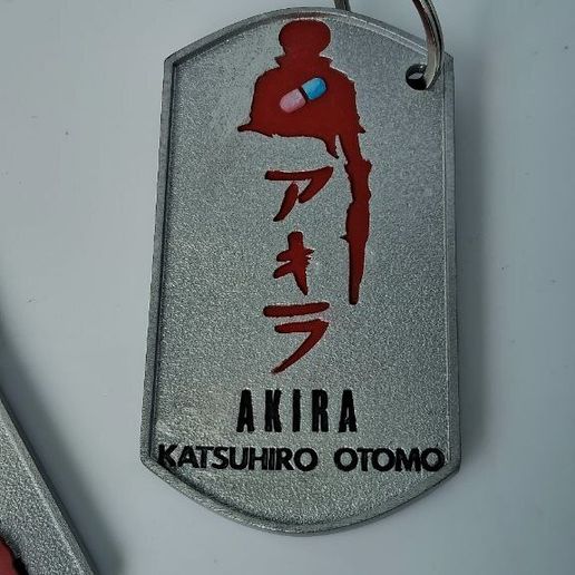 🗝️ AKIRA Keychain - 3D Printable Model | Cyberpunk Anime・ STL File for ...