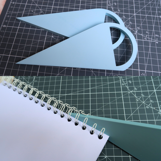 📓 expander / opener for spiral notebook / scrapbooking - bookbinding ...