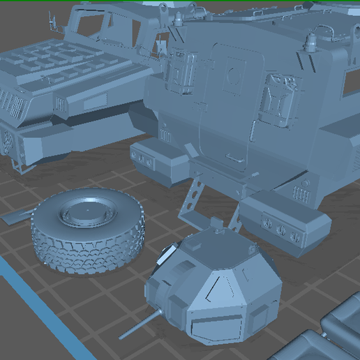 Archivo STL Marauder Tank Fully Printable Model 🪖 ・Modelo imprimible en ...