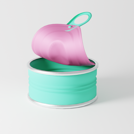 🥫 empty can shaped holder・ STL File for 3D printing・Cults