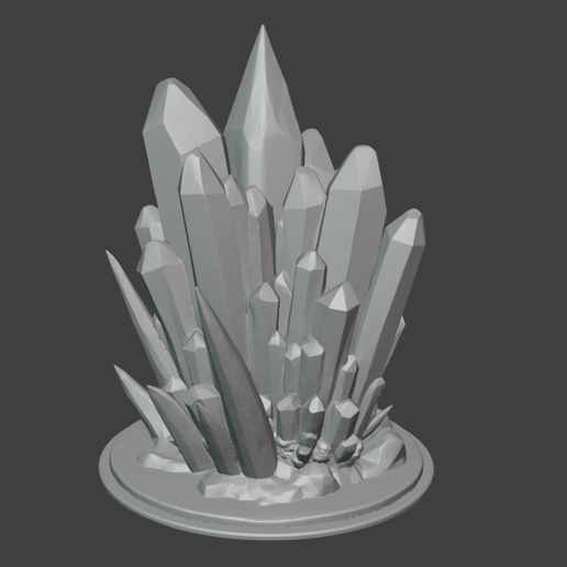 🔮 Crystal Spikes Spell・ STL File for 3D printing・Cults