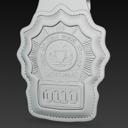 NYPD Detective Badge Prop 🗽🕵️ (Brooklyn 99 Cosplay)・ STL File for 3D ...