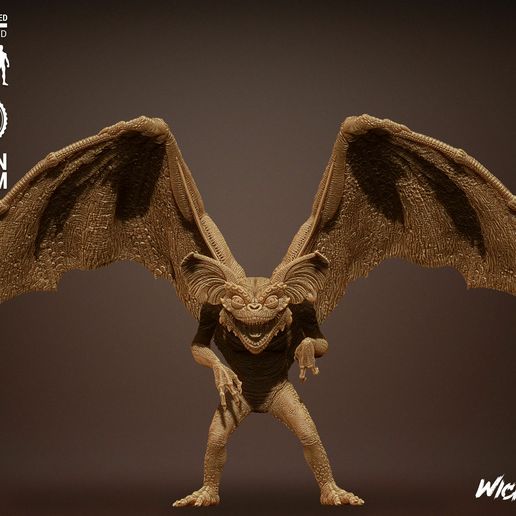 🦇 WICKED GREMLINS BAT SCULPTURE: TESTED AND READY FOR 3D PRINTING・ 3D ...