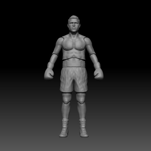 🥊 Character ready for 3D printing - boxing Canelo - with joints.・ 3D ...