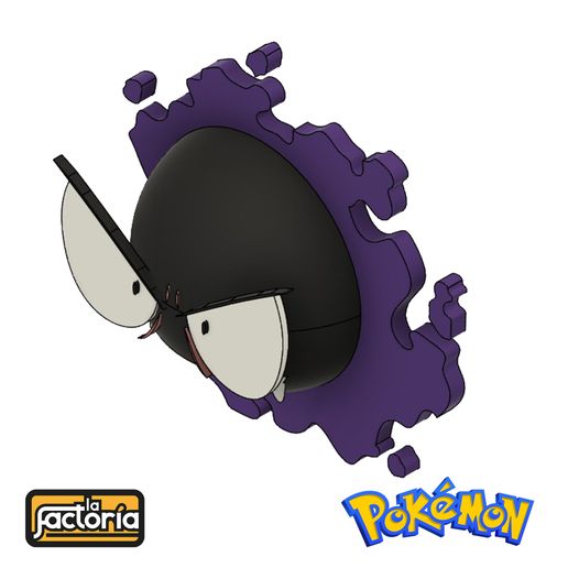 🎁 GASTLY - POKÉMON・Free 3D File for 3D printing・Cults