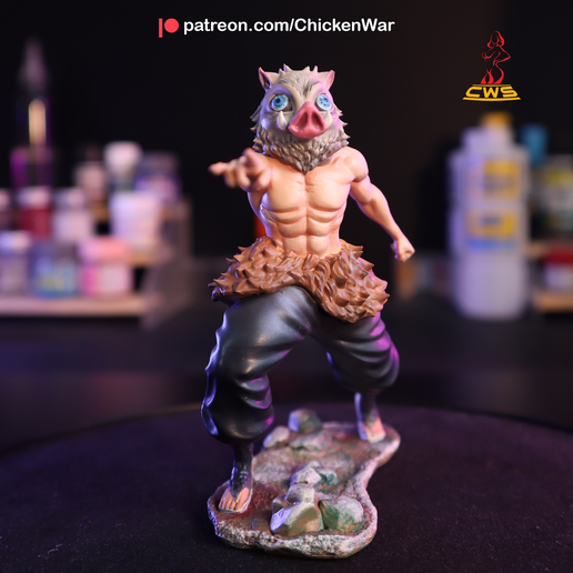 Archivo STL Inosuke Hashibira 👾 ・Modelo imprimible en 3D para descargar ...