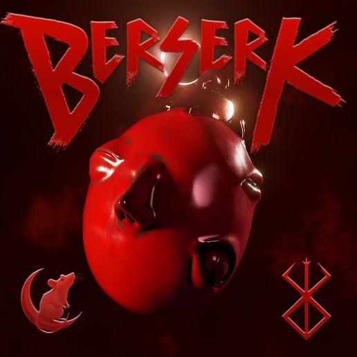 🥚 Crimson Behelit Pendant - Berserk Egg of the King (STL Cosplay Charm ...