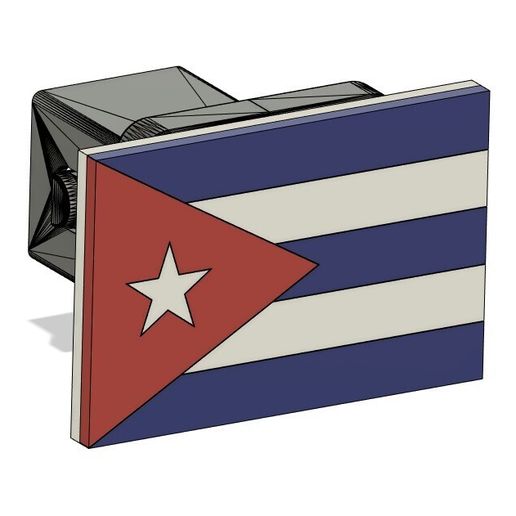 3d cuban flag