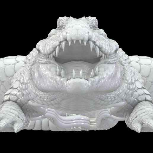 STL file Cocodrile Pendant 📿 (OBJ)・3D print design to download・Cults