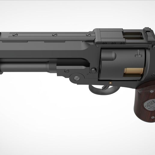 🎬 Samaritan revolver from the Hellboy 2004 3d print・ STL File for 3D ...