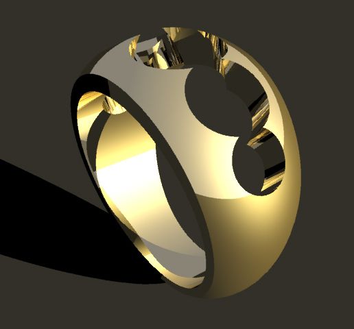 STL file 3D printable jewelry ring. 💍 ・3D printing template to download ...