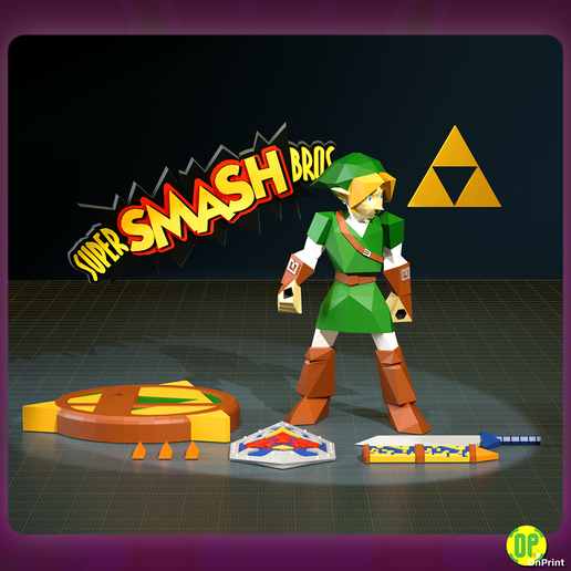 🔗 SMASH BROS 64 - MegaPack - 12 Characters -・ 3D File for 3D printing・Cults