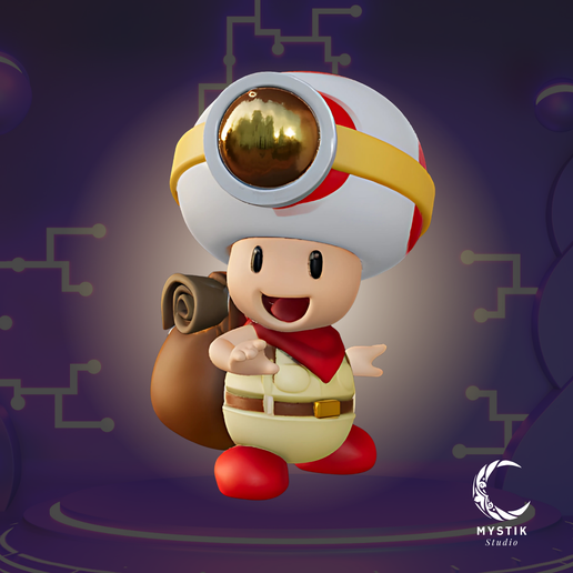 mario toad coloring sheet