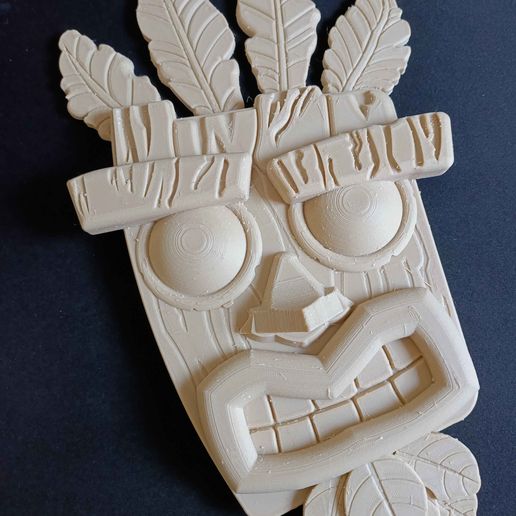 3D printing Aku Aku • made with CR10s・Cults
