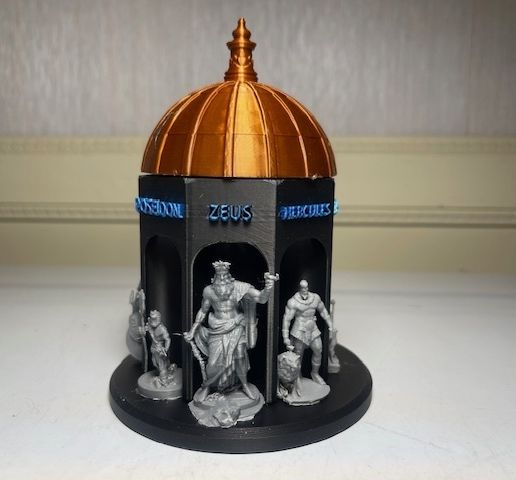 😇 Miniature Gods in Temple・ 3D File for 3D printing・Cults