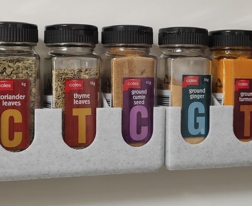 🟪 4 and 6 pc Spice Rack (40-42mm Square or Round Bottles)・Free 3D File ...