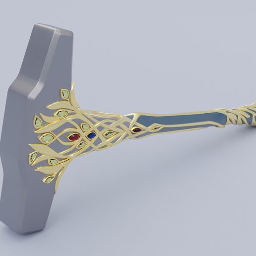 🔨 Feanor’s Hammer – Rings of Power・ 3D File for ・Cults