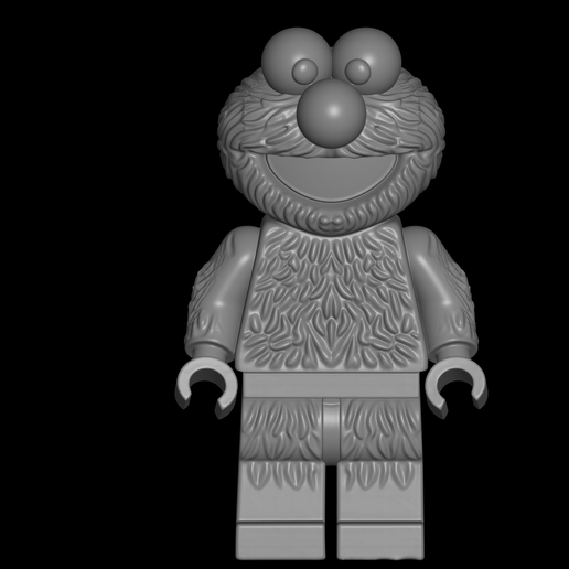 🎨 Elmo From Sesame Street・ STL File for 3D printing・Cults