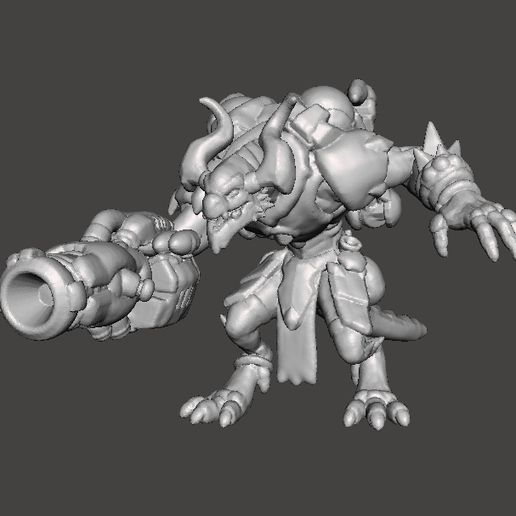 🦎 DRAKONARII CENTURION MINIATURE MODEL FOR SCIFI GAMES RPG DND・ STL ...
