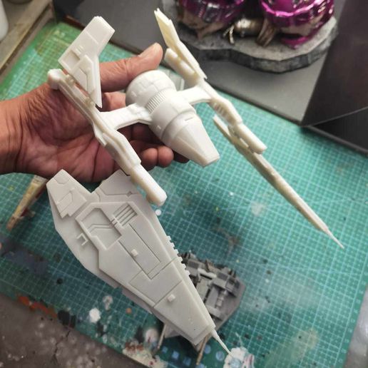 ⭐ STAR WARS KOTOR SITH FIGHTER・ STL File for 3D printing・Cults