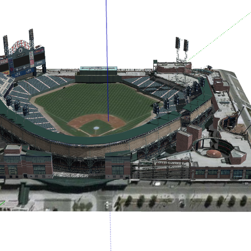 🏘️ Comerica Park (Detroit Tigers)・ STL File for 3D printing・Cults