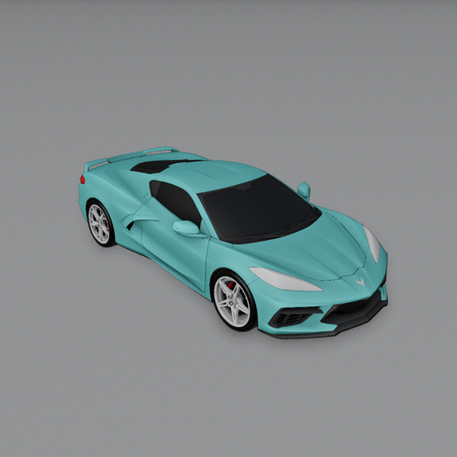 🚙 Chevrolet Corvette C8 Stingray 2020・ STL File for 3D printing・Cults