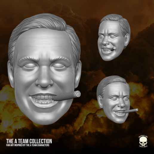 🦸 The A Team Collection 3D printable files for action figures・ STL File ...
