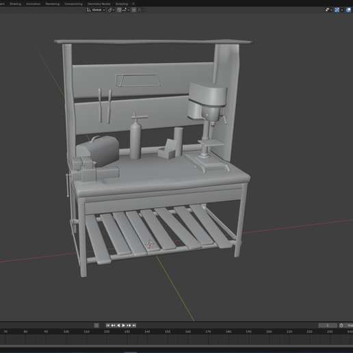 STL file Rust Tier 2 Workbench 🧸 (OBJ)・3D printer model to download・Cults