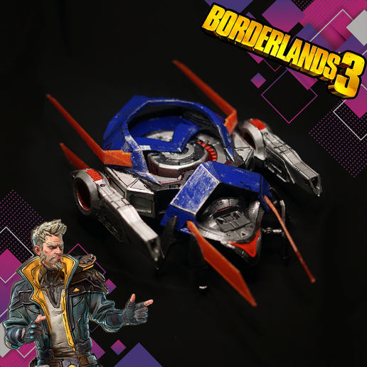 STL file Zane's drone (SNTNL) from Borderlands 3 🎭 ・3D printer model to ...