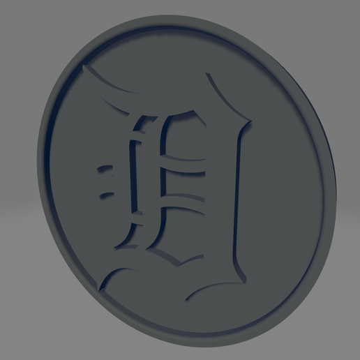 ⚾ Detroit Tigers Coaster・ STL File for ・Cults