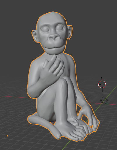 🐒 monkey・ STL File for 3D printing・Cults