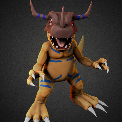 🐉 Greymon 3D・Free 3D File for 3D printing・Cults