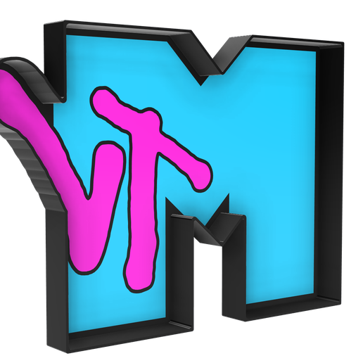 📦 MTV Light Box Logo・ STL File for 3D printing・Cults