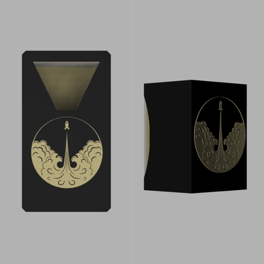 🚀 Kit - Cosmic Rocket (Standard + Double Deck Box)・ STL File for 3D ...