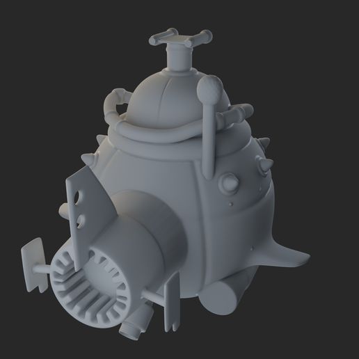 Free STL file Submarine puffer fish 🐠 ・Object to download and to 3D ...