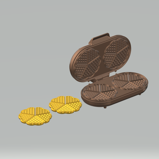 🧇 machine to make waffles・ STL File for ・Cults