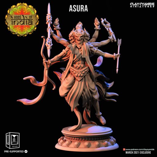 👾 Asuras・ 3D File for 3D printing・Cults