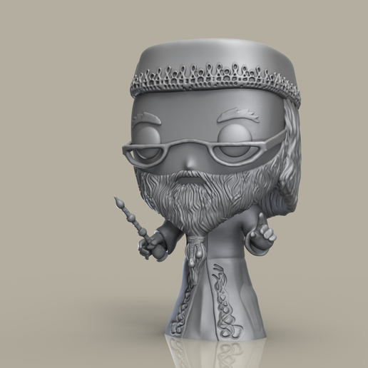 👾 ALBUS DUMBLEDORE (HARRY POTTER) FUNKO POP VERSION・ STL File for 3D ...