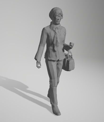 STL file woman with purse 👩 ・3D printing model to download・Cults