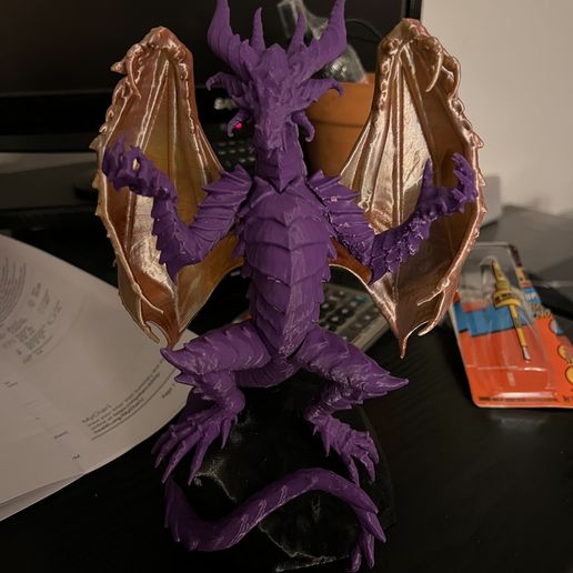 STL file Winged Dragon 🐉 ・Design to download and 3D print・Cults