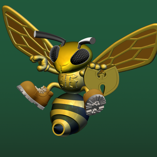 🐝 Wu Tang Clan Killa Bee・ STL File for 3D printing・Cults