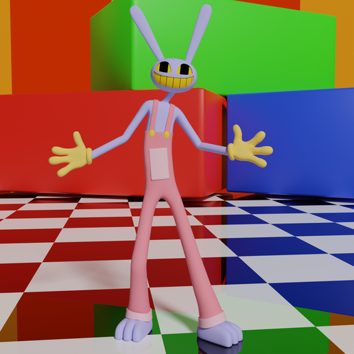 🎪 Jax - THE AMAZING DIGITAL CIRCUS・ 3D File for ・Cults