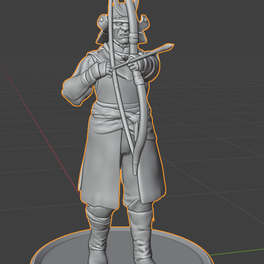 STL file Japanese archer 🎲 ・3D printer design to download・Cults
