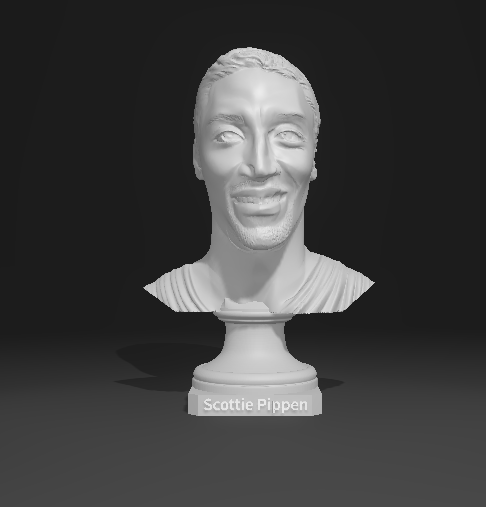 👤 Scottie Pippen - Premium Statue・ STL File for 3D printing・Cults